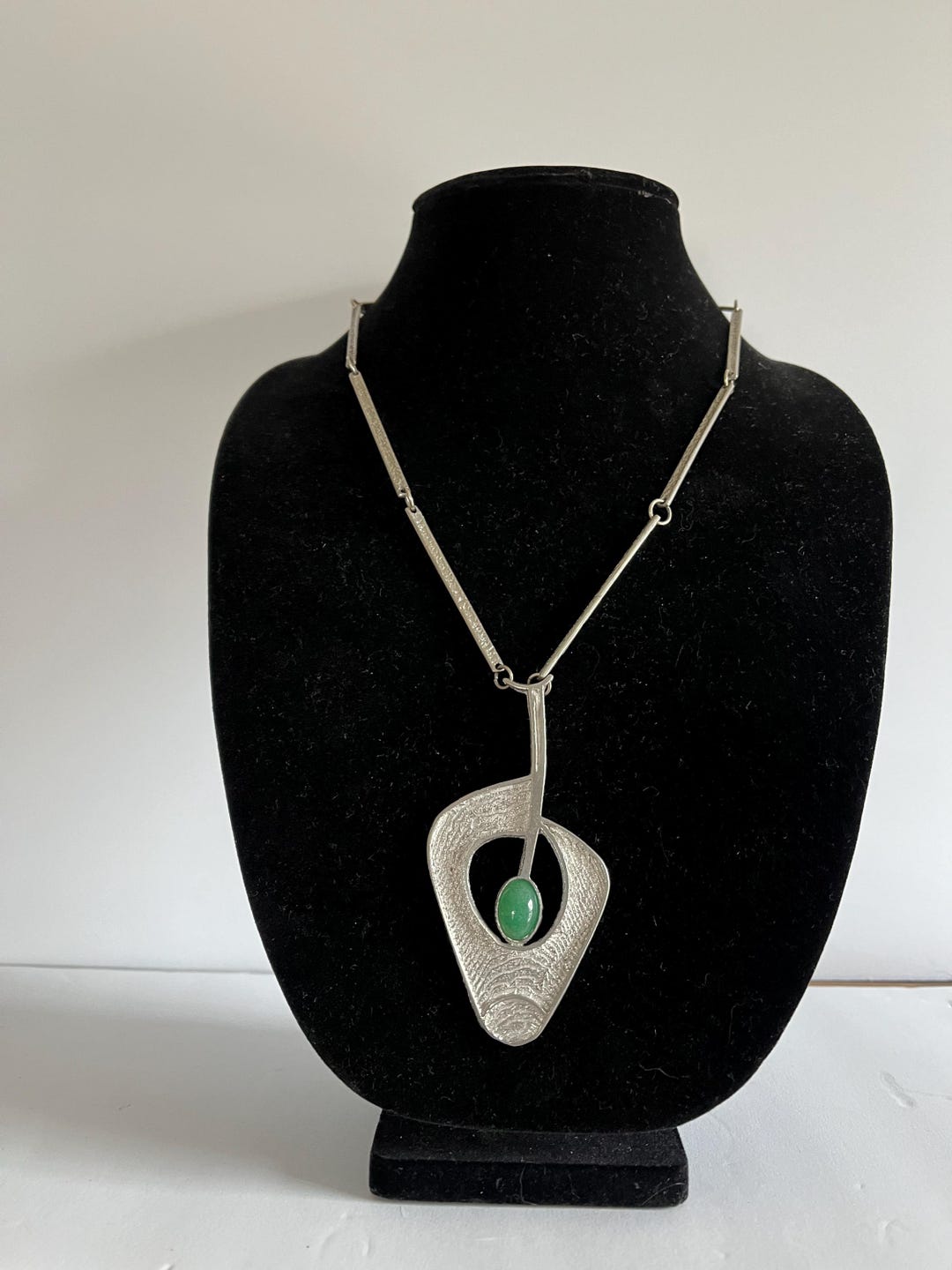 Early Aaron Rubinstein Abstract Modernist Brutalist Necklace Handmade ...