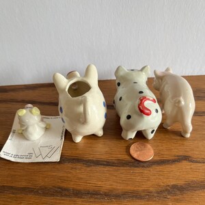Collection of Four Different Ceramic Pigs - Etsy