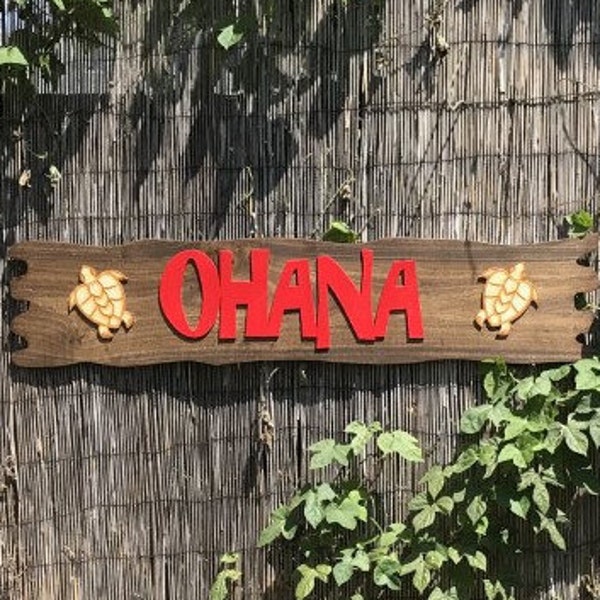 Ohana Wood Sign - Etsy