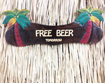 Free Beer Sign - Etsy