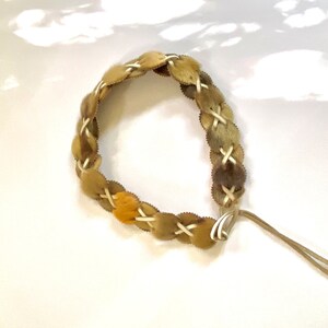 Vintage Pelt Fur & Leather Belt | Indigenous Animal Deer Link ...