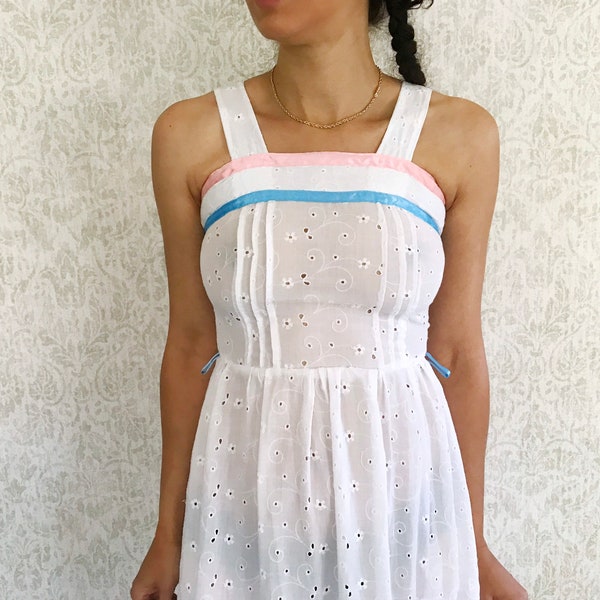 Eyelet Sundress - Etsy