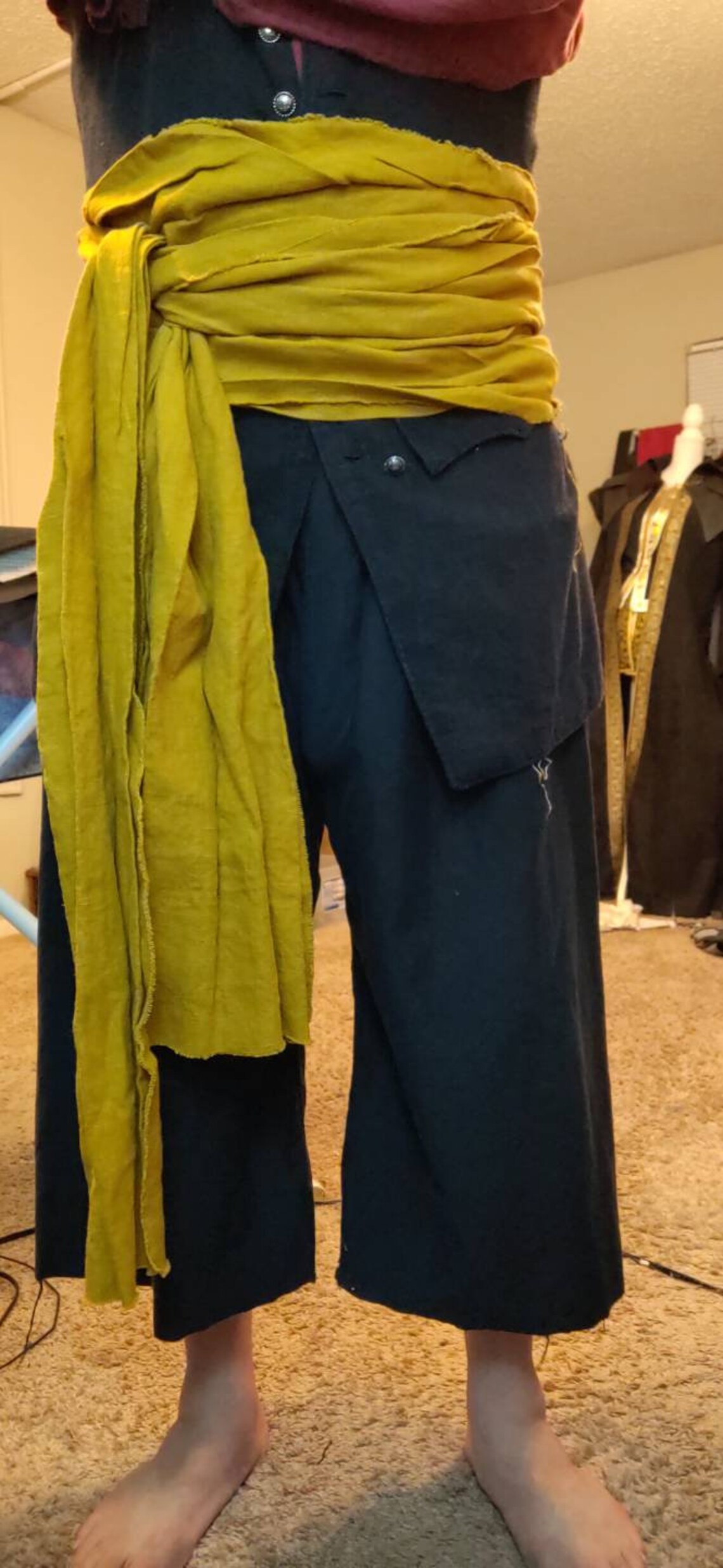 Pirate Sash 100% Linen made to Order - Etsy