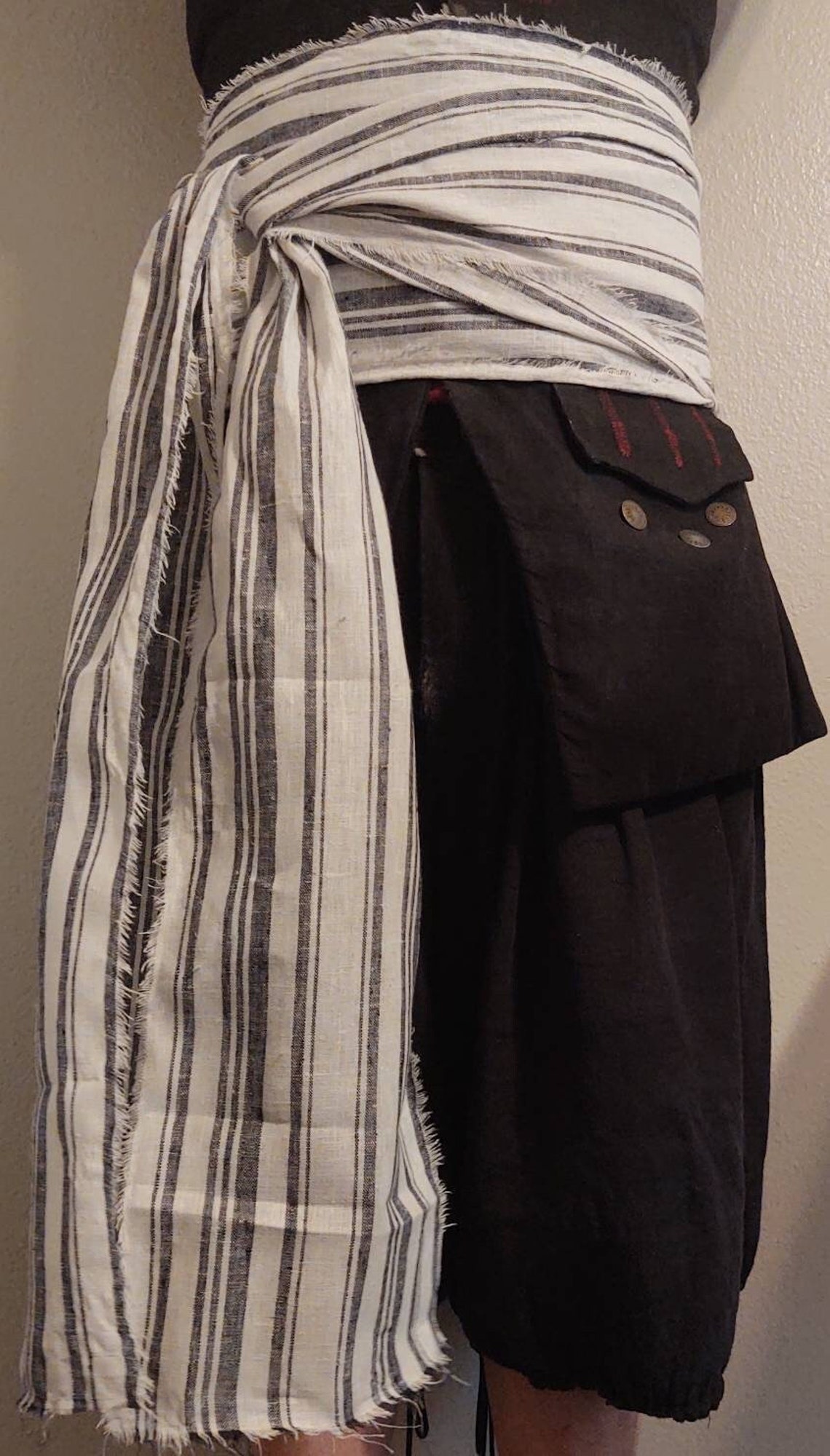 Pirate Sash 100% Linen made to Order - Etsy