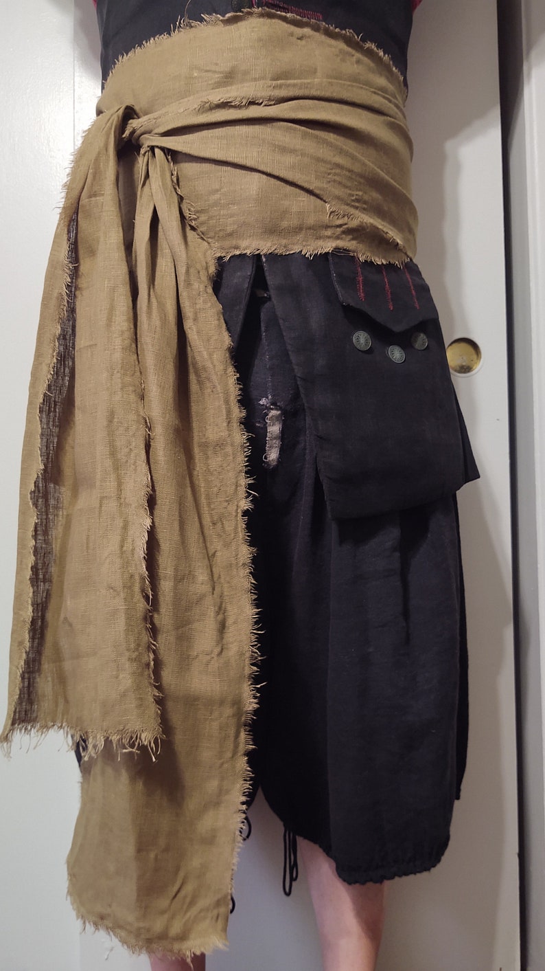 Pirate Sash 100% Linen ready to Ship - Etsy