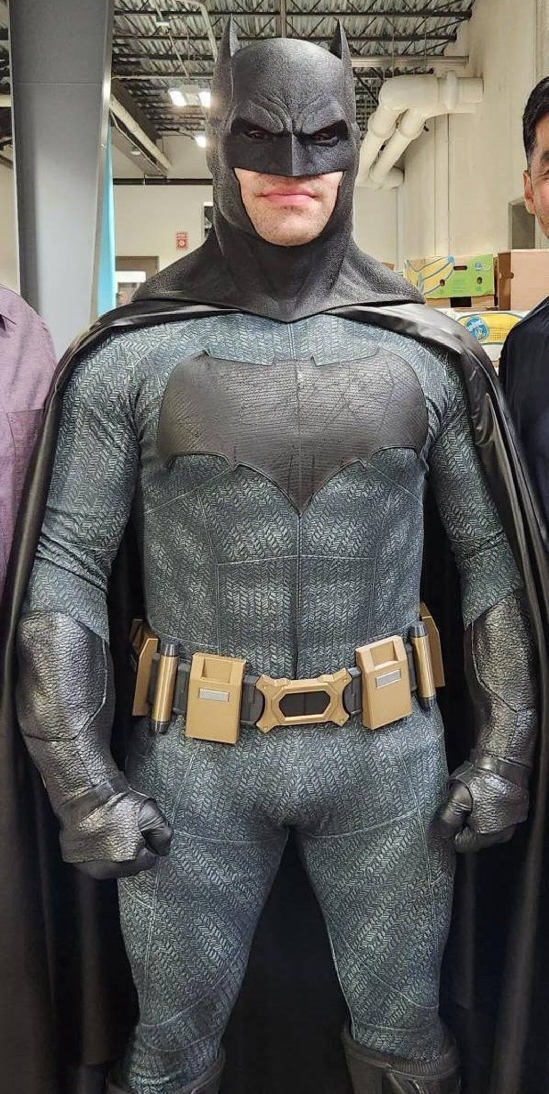 Batfleck Style CAPE ONLY Pleated Front Batman-inspired Cape ONLY (2 ...