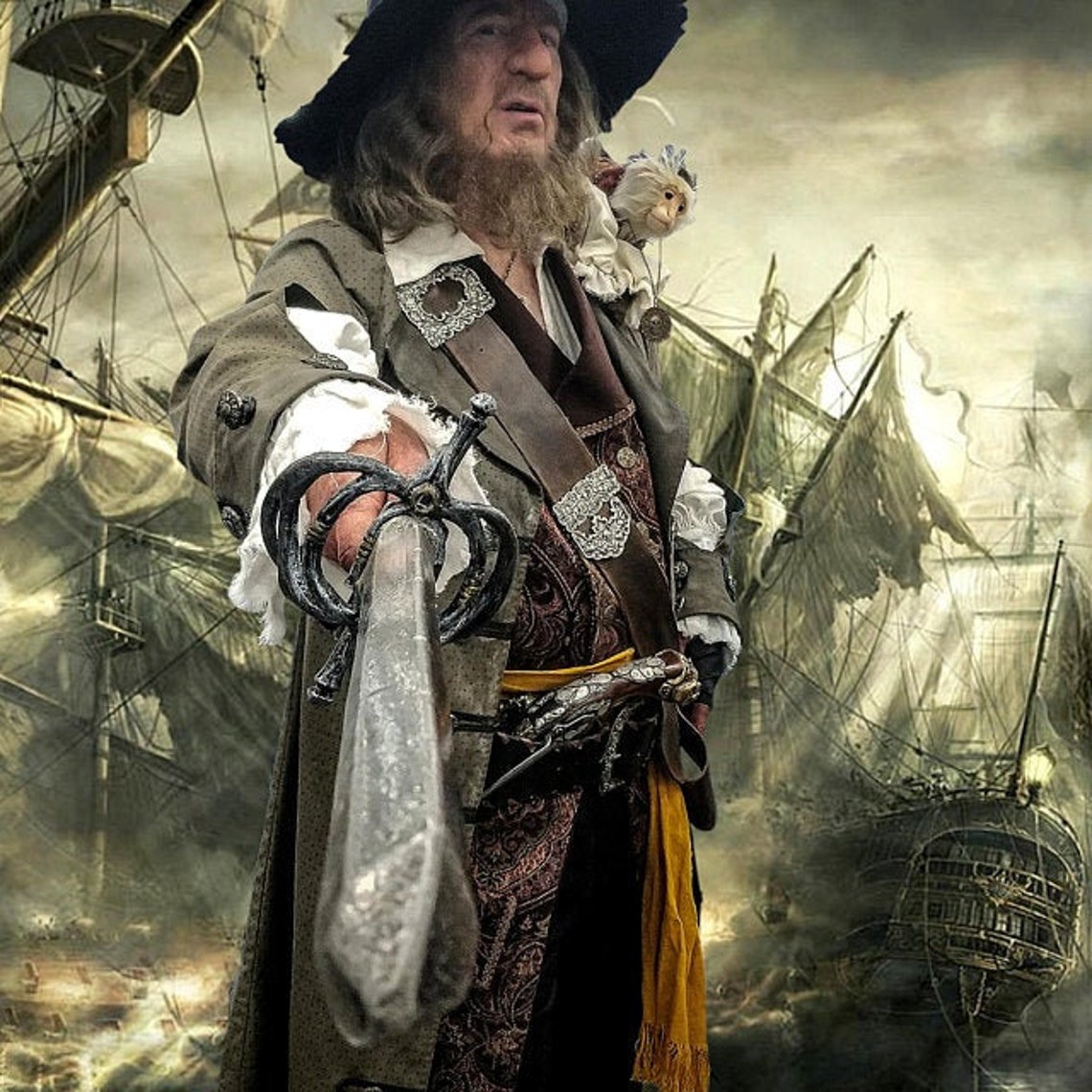 Pirate Sash 100% Linen made to Order - Etsy