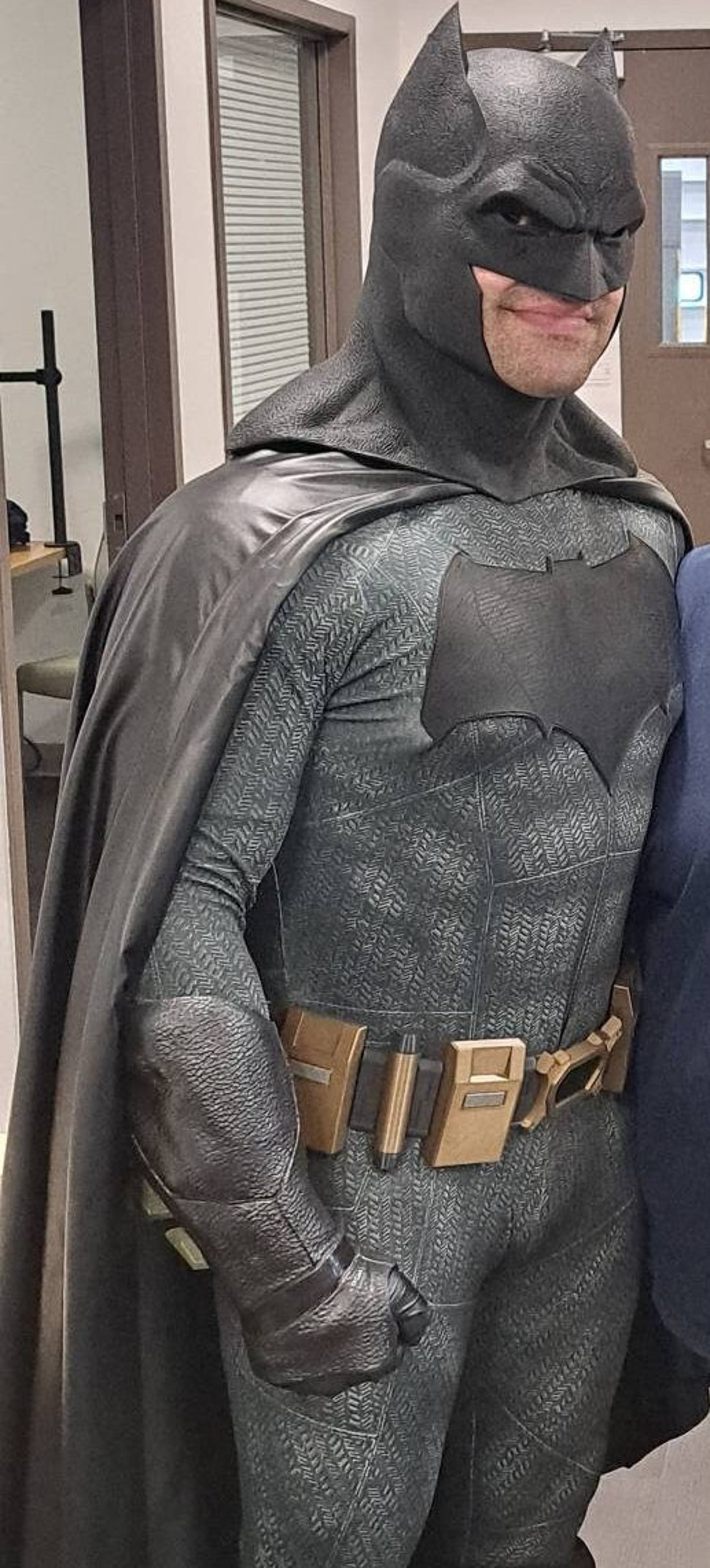 Batfleck Style CAPE ONLY Pleated Front Batman-inspired Cape ONLY (2 ...