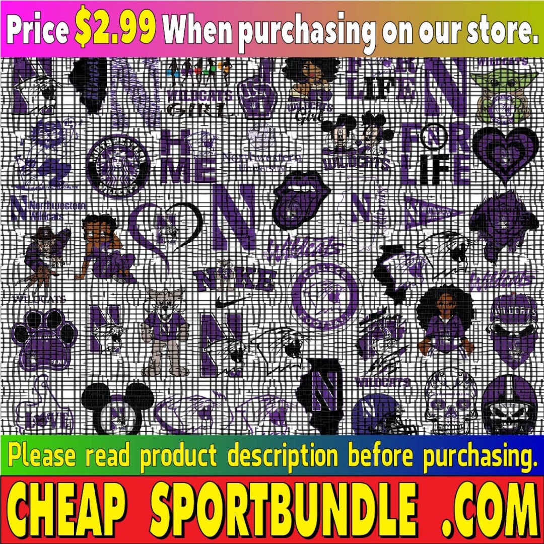 Northwestern-wildcats Football Team Svg, Northwestern-wildcats Svg ...