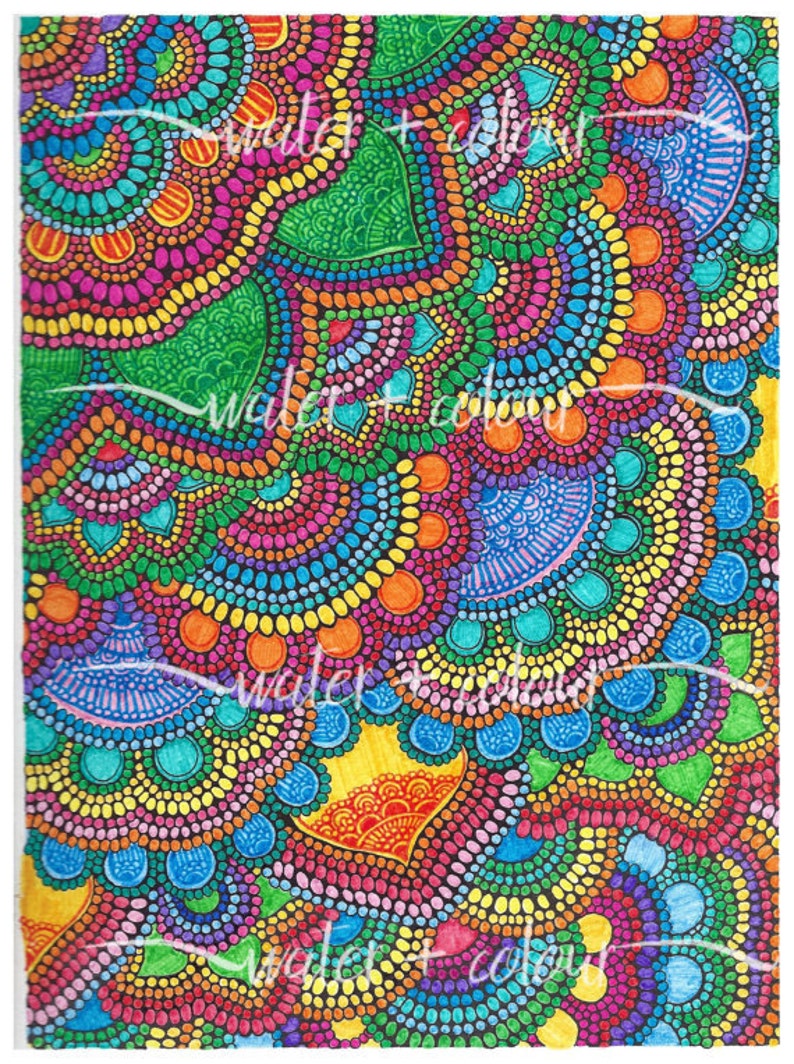 Downloadable Mandala Art Print 2 - Etsy