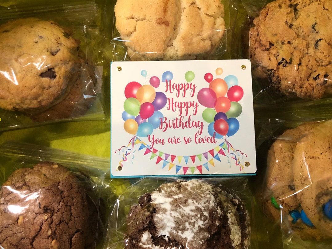 Cookie Care Package With Birthday Block | Care Package | Cookie Gift ...