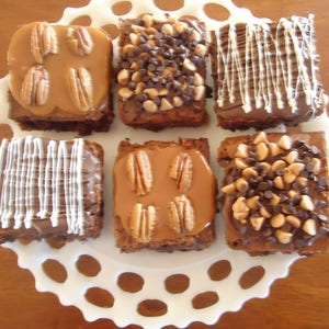 Gourmet Brownie Twelve Pack Sampler, Gourmet Brownies, Gourmet Handmade ...