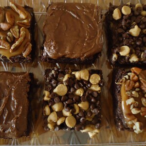 Gourmet Brownie Twelve Pack Sampler, Gourmet Brownies, Gourmet Handmade ...
