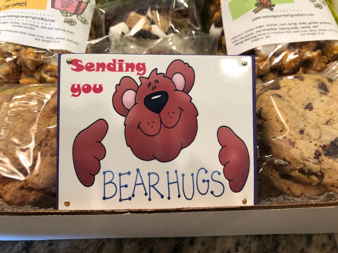 Sending You a Bear Hug Care Package - Goodie Sampler to Make Them Smile ...