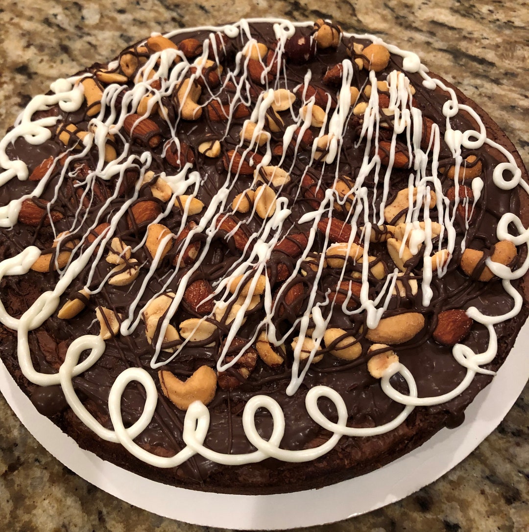 Brownie Pizza , Gourmet Brownie Pizza Pie, - Etsy