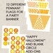 Happy Halloween Printable Party Pack Candy Corn Digital Download DIY ...