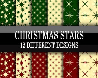 Scrapbook Paper Digital Download Christmas Plaid Red | Etsy