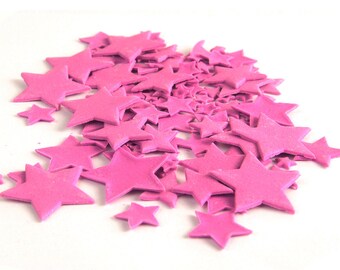 Hot Pink Stars | Etsy