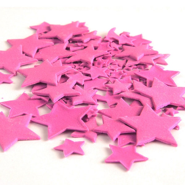 Hot Pink Stars - Etsy