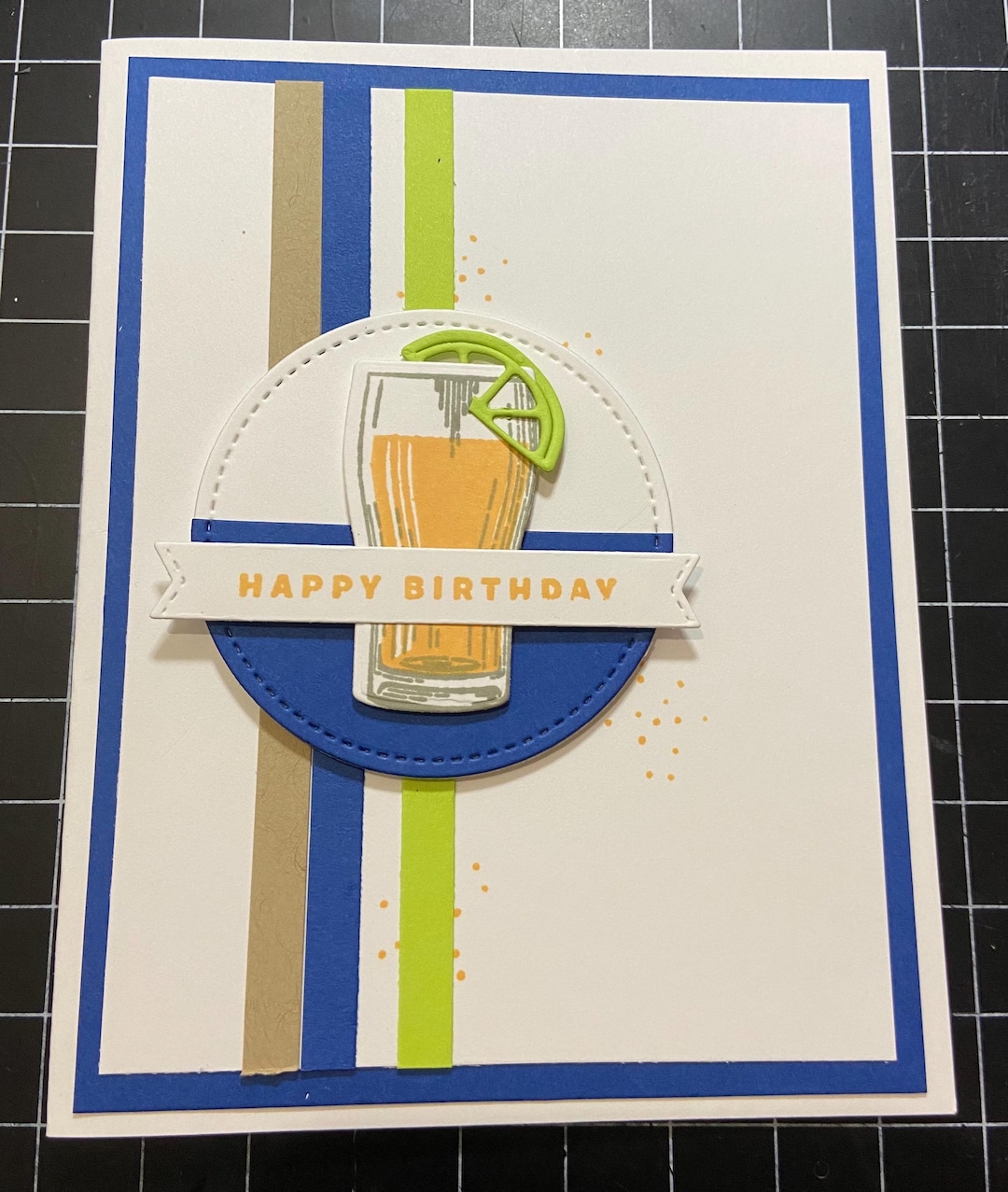 Birthday Drink - Handmade Card - Etsy