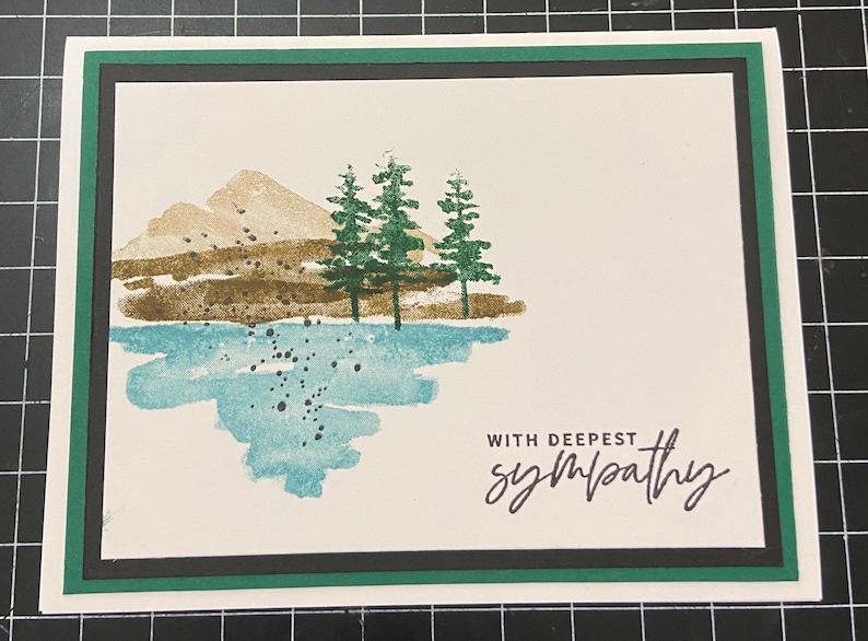 With Deepest Sympathy - Handmade Card - Etsy