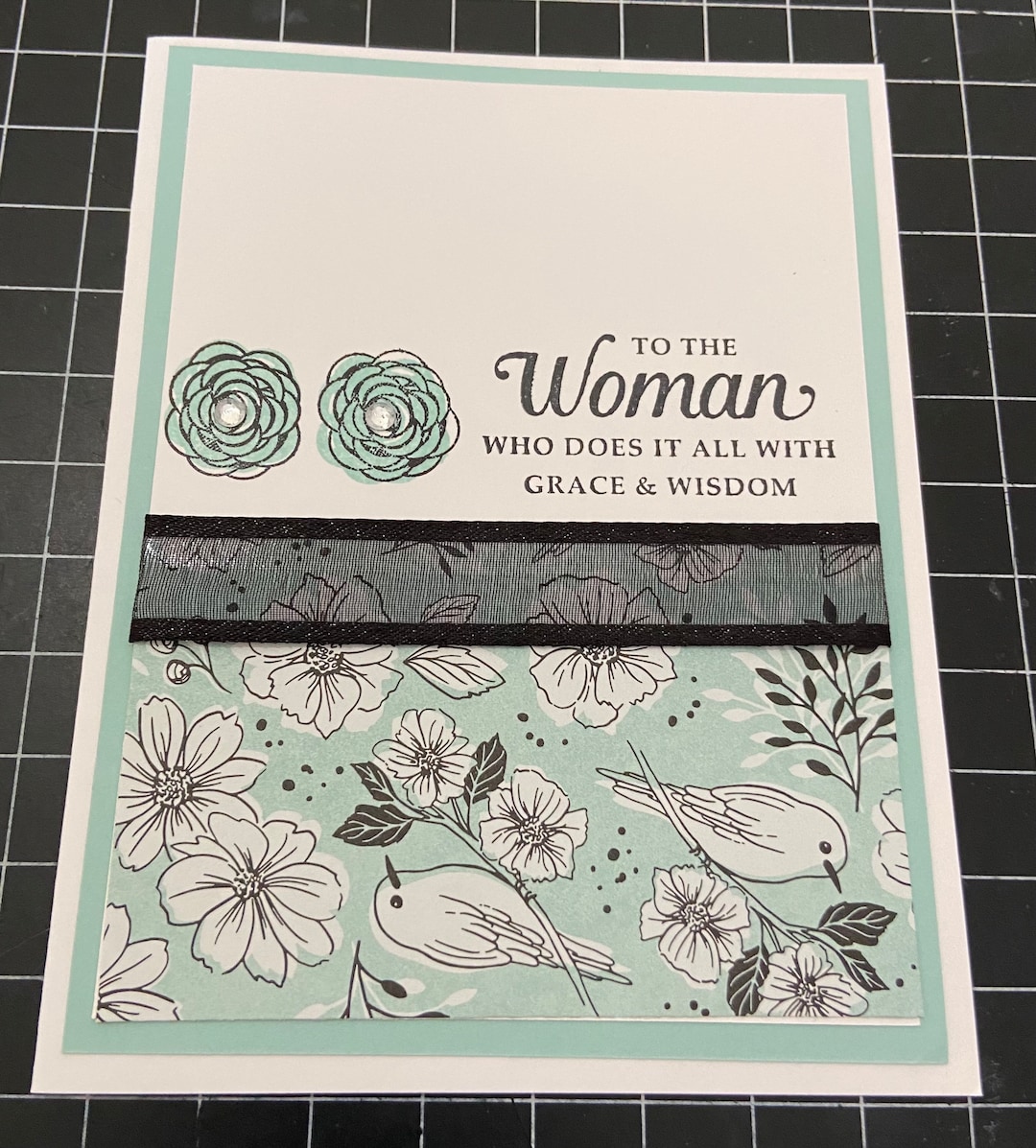 Woman, Grace - Handmade Card - Etsy