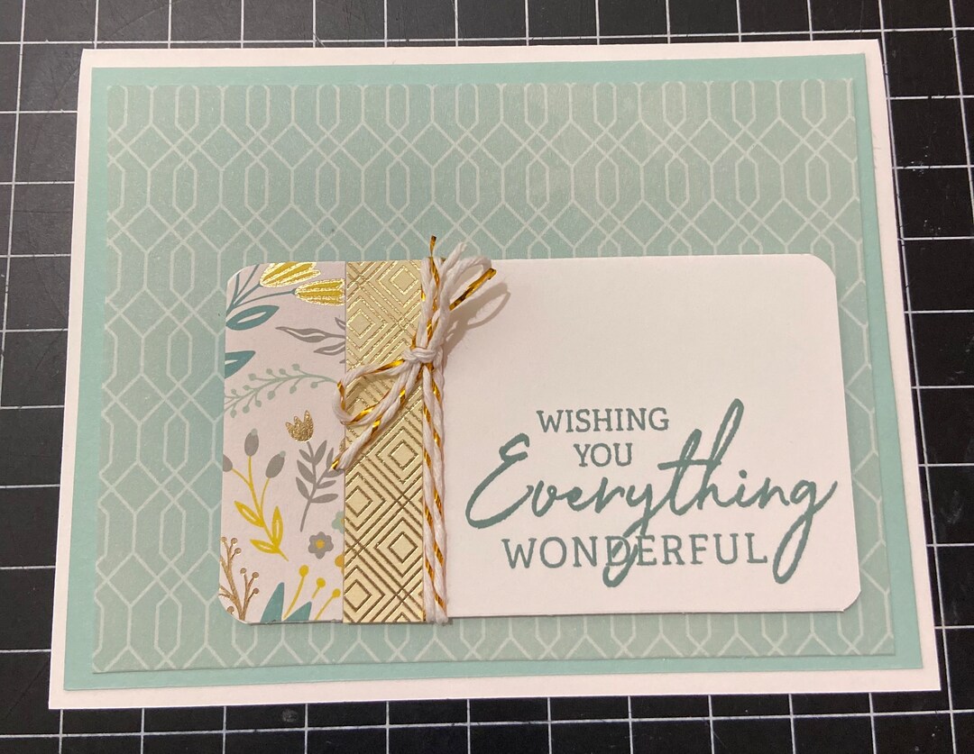 Everything Wonderful - Handmade Card - Etsy