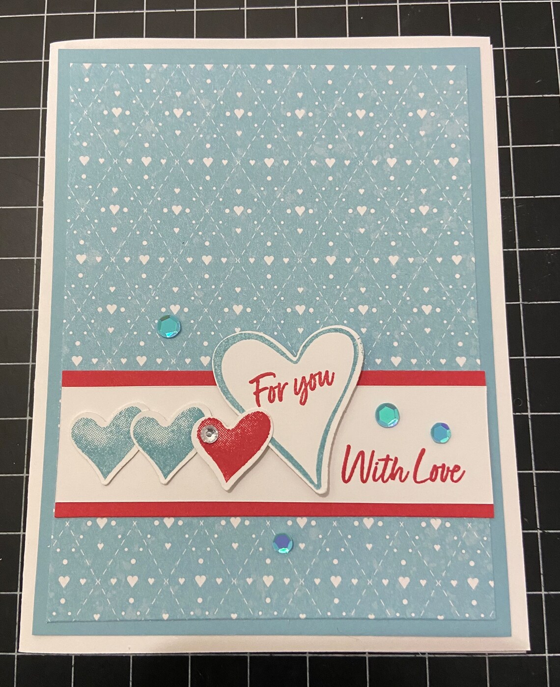 With Love - Handmade Card - Etsy