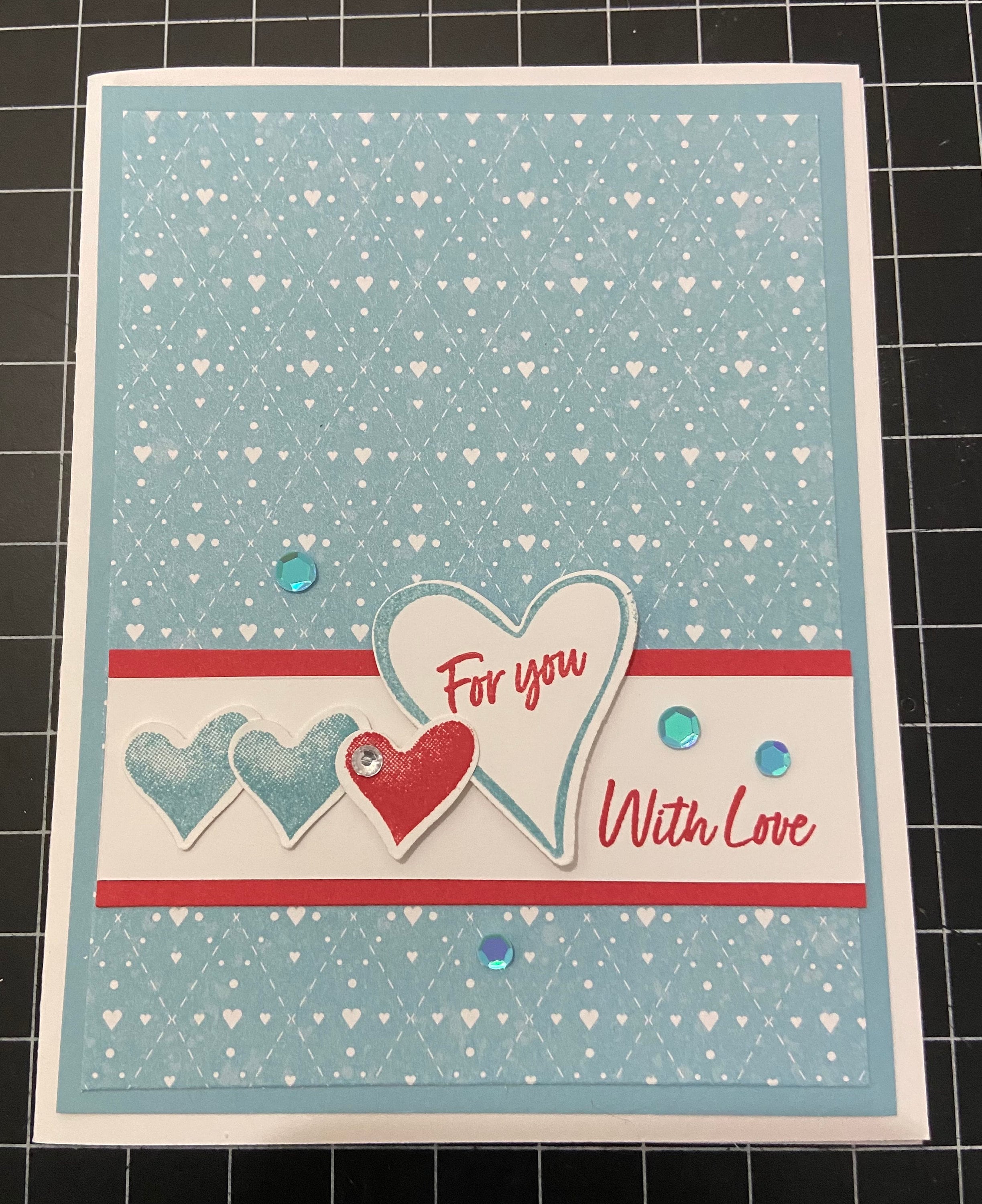 With Love - Handmade Card - Etsy