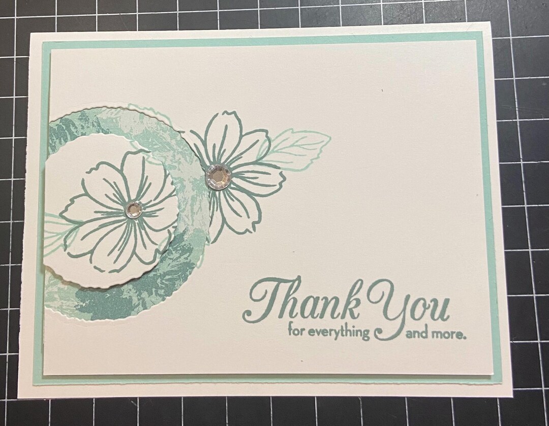 Thank You for Everything - Handmade Card - Etsy