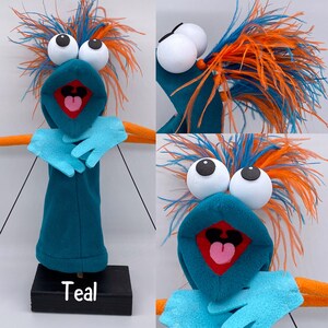 Puppet, Hand and Rod, With 3 Feather Plumes and 2 Hand Rods. Adult Size ...