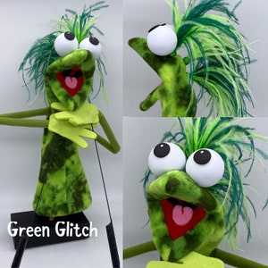 Puppet, Hand and Rod, With 3 Feather Plumes and 2 Hand Rods. Adult Size ...