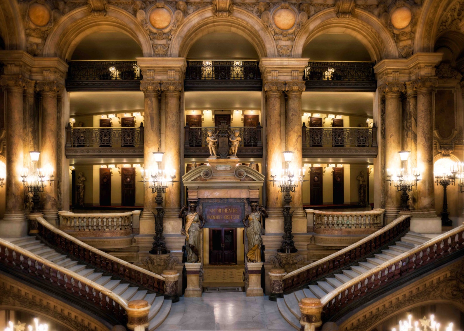 Paris Opera House Interior Photograph, Paris Photography, France, Gold ...