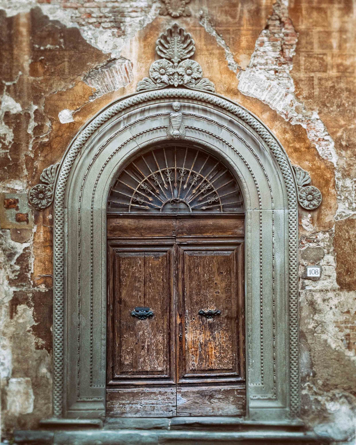 Lucca Italy Photograph of Door, Tuscan Archway Photography, Tuscany ...