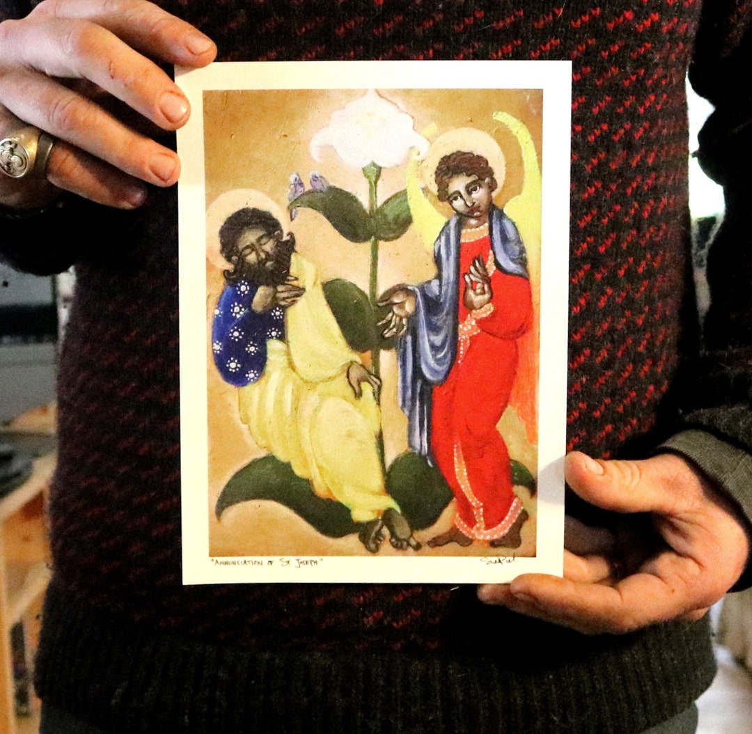 Giclee Print, "annunciation of Saint Joseph", Art Print, Original Art ...