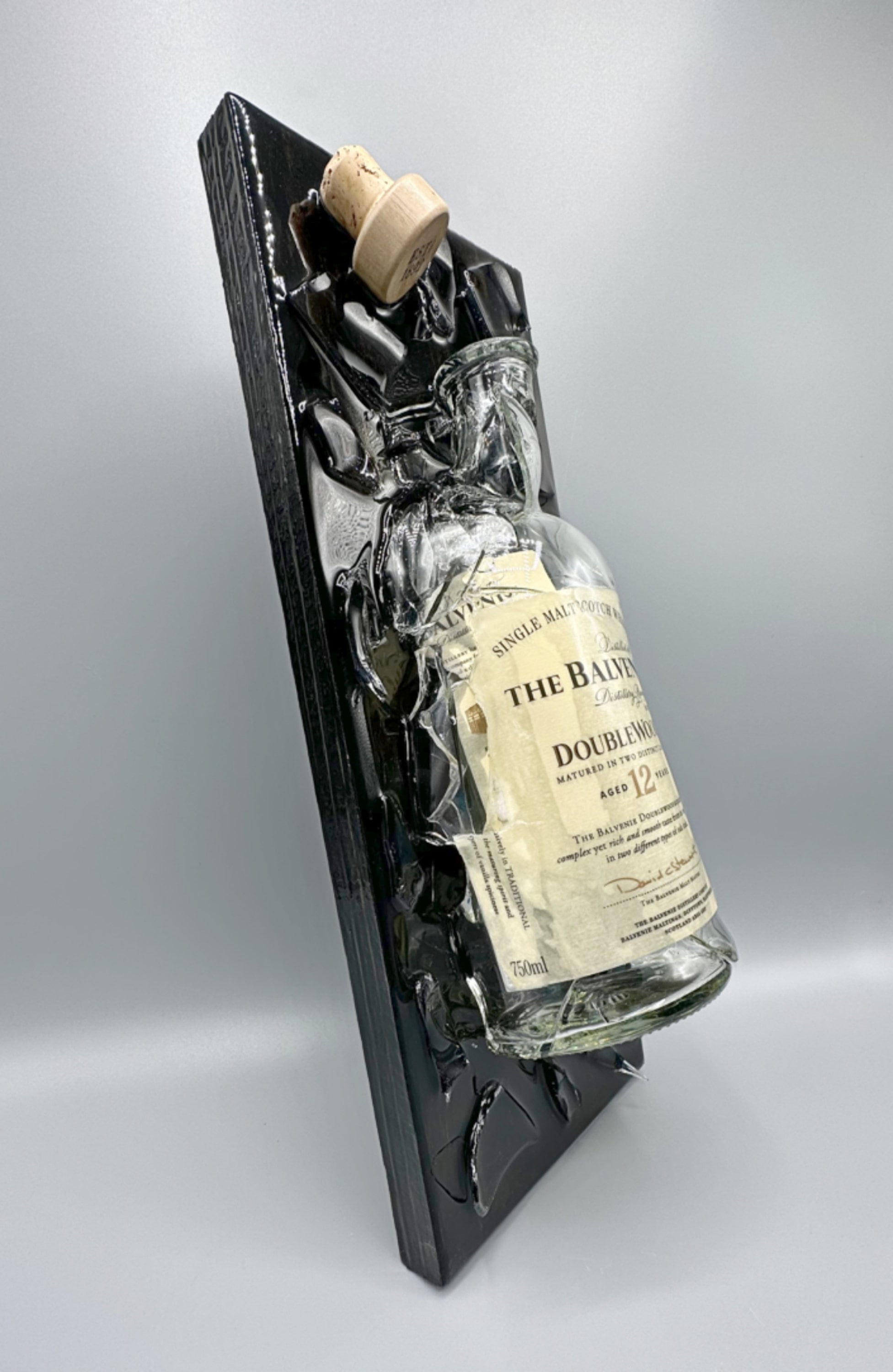 The Balvenie Whiskey - Shattered Bottle Art - Recycled Bottle Art ...