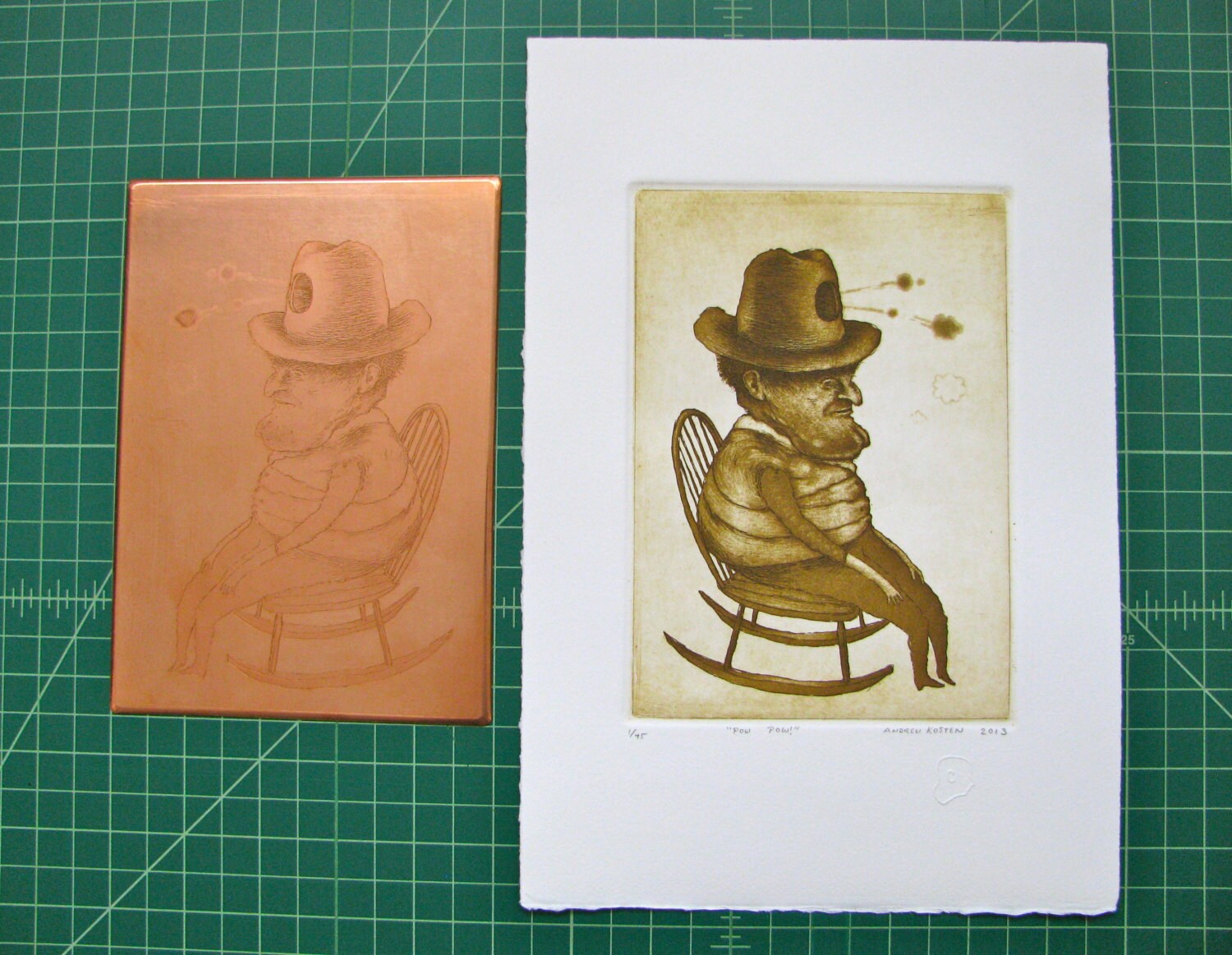Pow Pow Limited Edition Print - Etsy