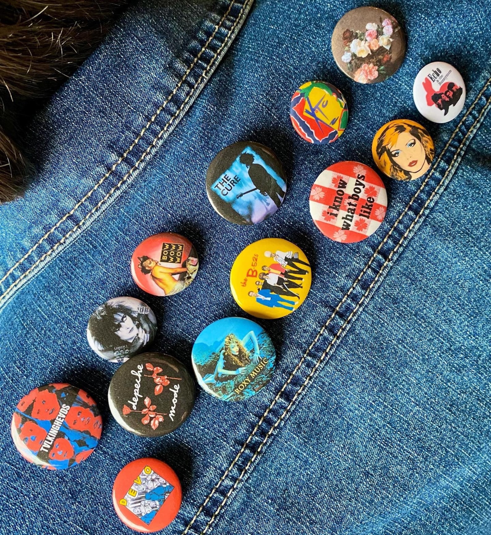 Post-punk/alternative New Wave Pin-back Buttons 13-pack - Etsy