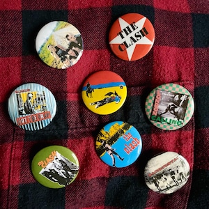 The Clash Pin-back Buttons (1.25") ~ 8-pack - Etsy