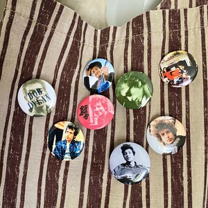 Bob Dylan Pin-back Buttons ~ 8-pack - Etsy