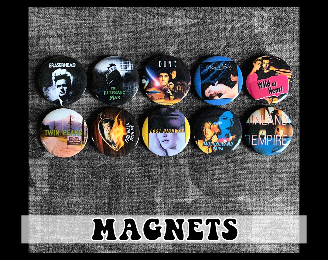 David Lynch Magnets (1.25") ~ 10-pack - Etsy