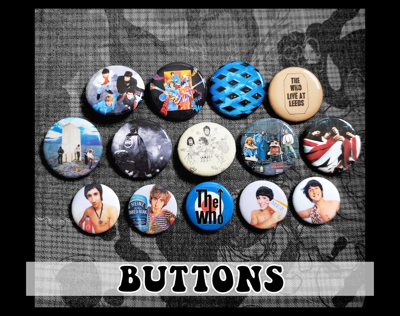 The Who Pin-back Buttons 14-pack - Etsy