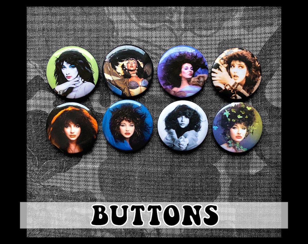 Kate Bush Pin-back Buttons ~ 8-pack - Etsy