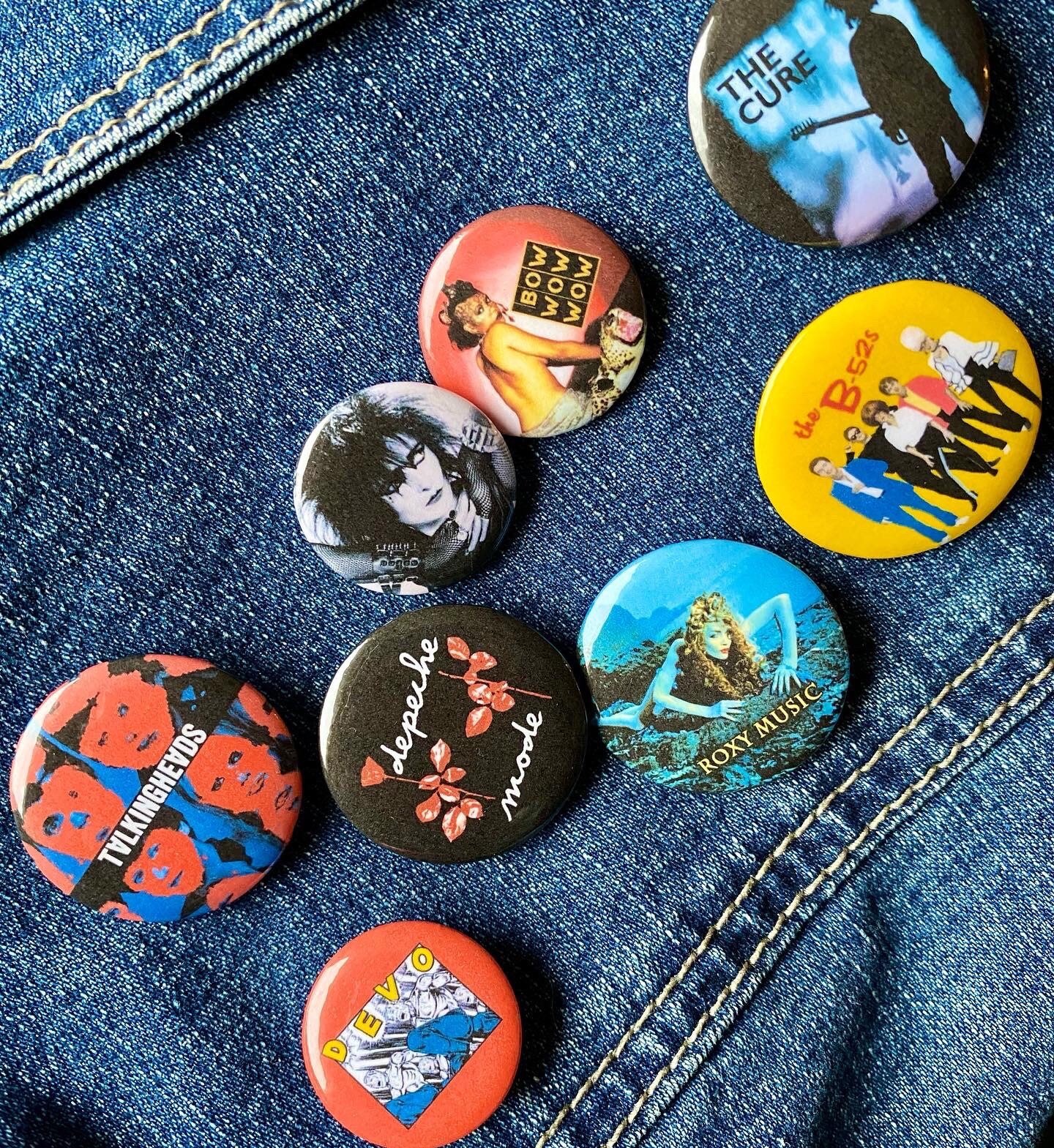 Post-punk/alternative New Wave Pin-back Buttons 13-pack - Etsy