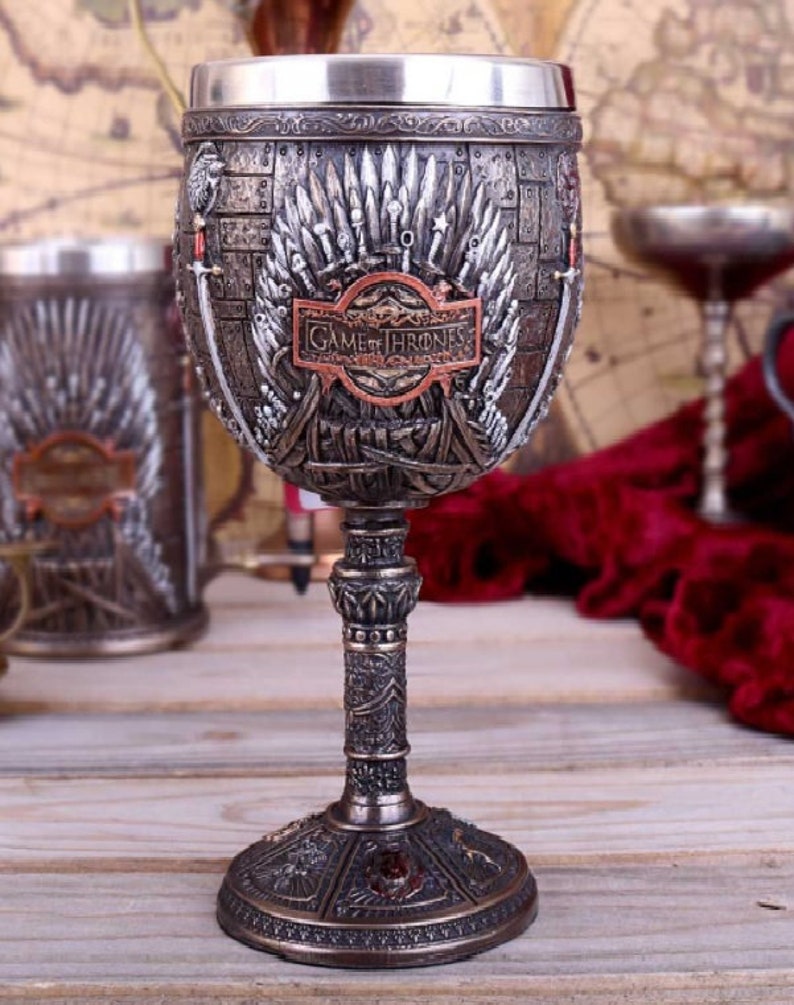 Game of Thrones Iron Throne Chalice Westeros Sword Chair | Etsy Game of Thrones Iron Throne Chalice Westeros Sword Chair | Etsy