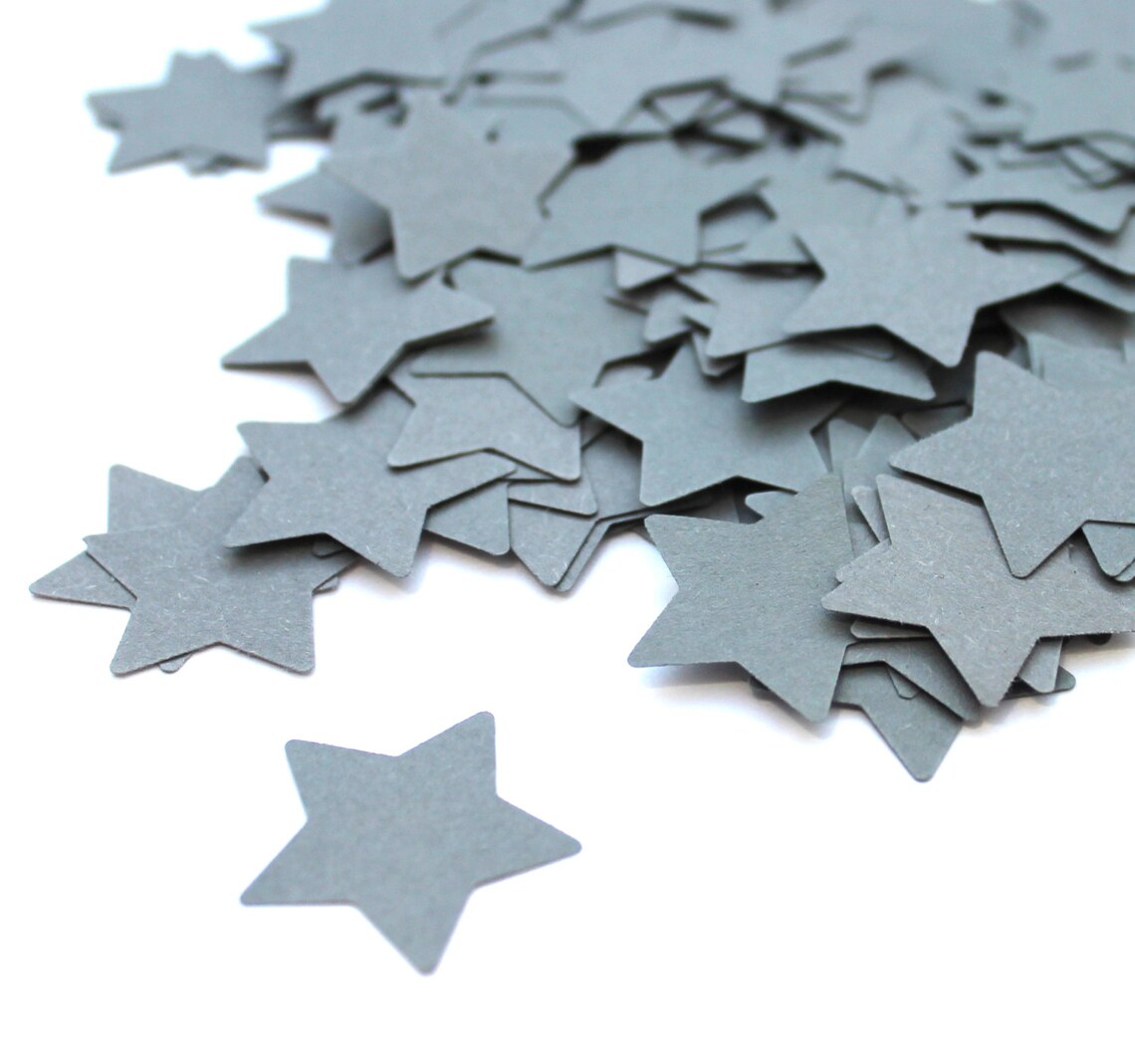 Star Confetti, Star, Various Colours, Scrapbook, Rustic Wedding, Paper ...