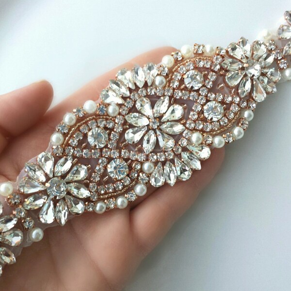 Rose Gold Applique - Etsy