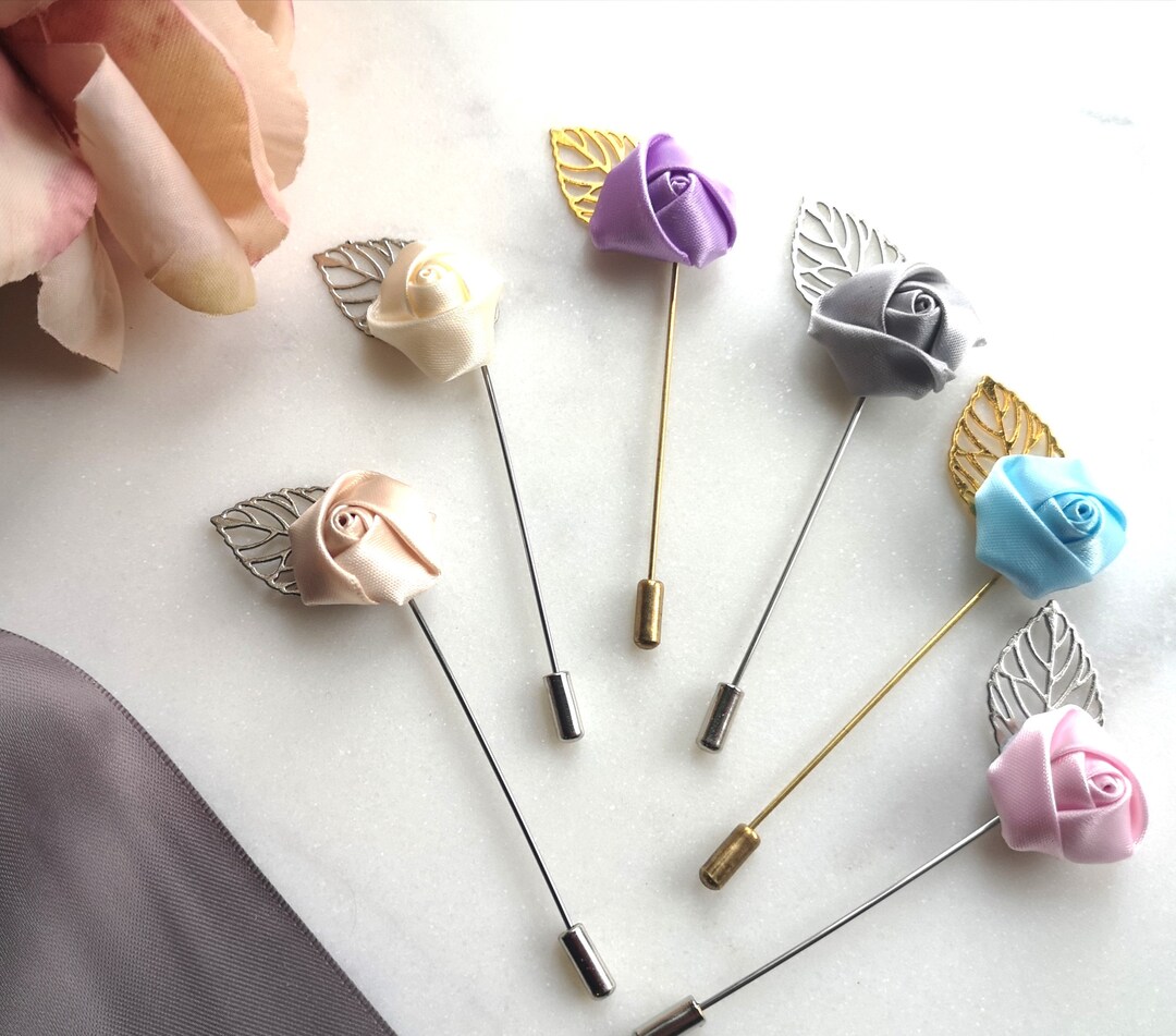 Wedding Boutonniere, Groom Lapel, Flower Lapel Pin, Men Buttonhole ...