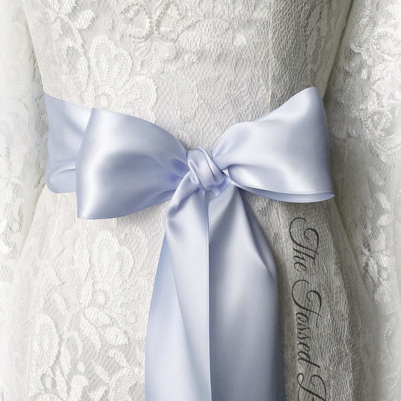Blue Bridal Sash - Etsy