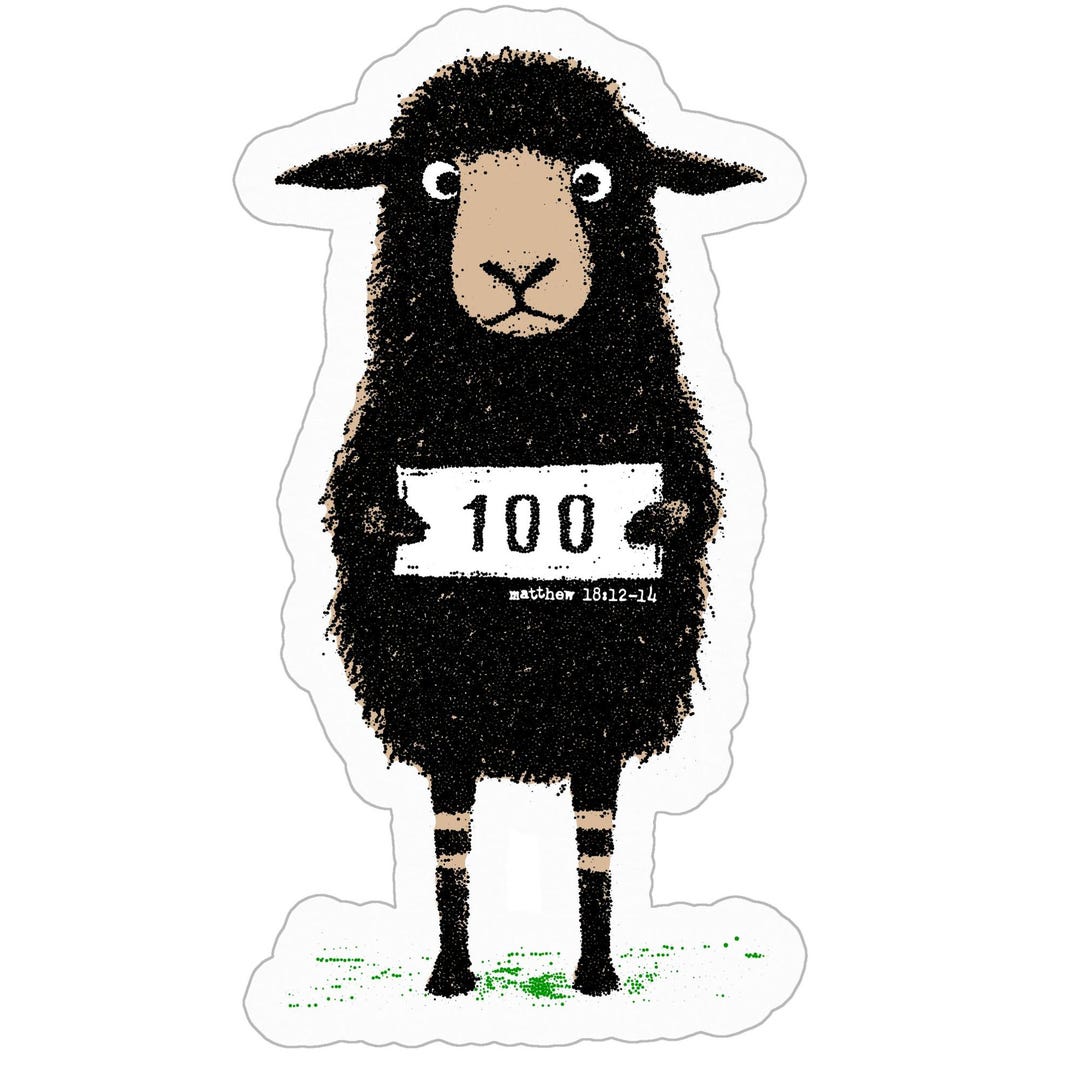 Lost Sheep 4x4 Vinyl Sticker - Etsy